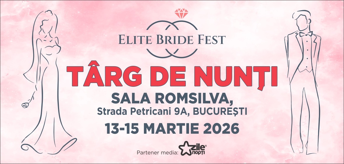 Târg de nunți București 2026 – Elite Bride Fest (13–15 martie)